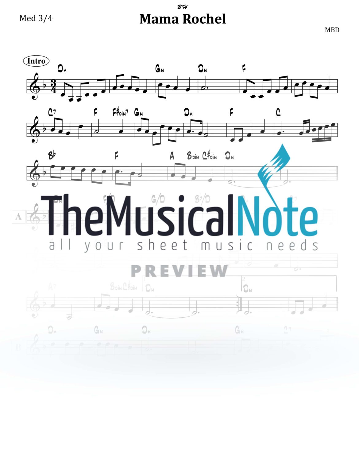 Mama Rochel – MBD – Themusicalnote.com